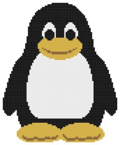 Tux the penguin. Free pattern – Better Cross Stitch